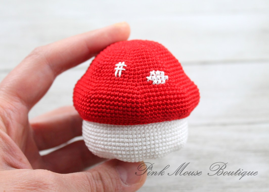 Toadstool Ring Holder (Crochet Pattern)