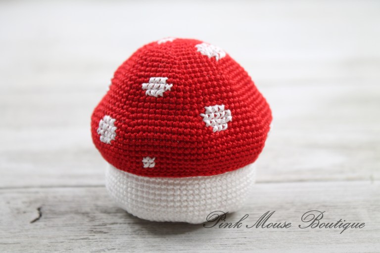 Toadstool Ring Holder (Crochet Pattern)