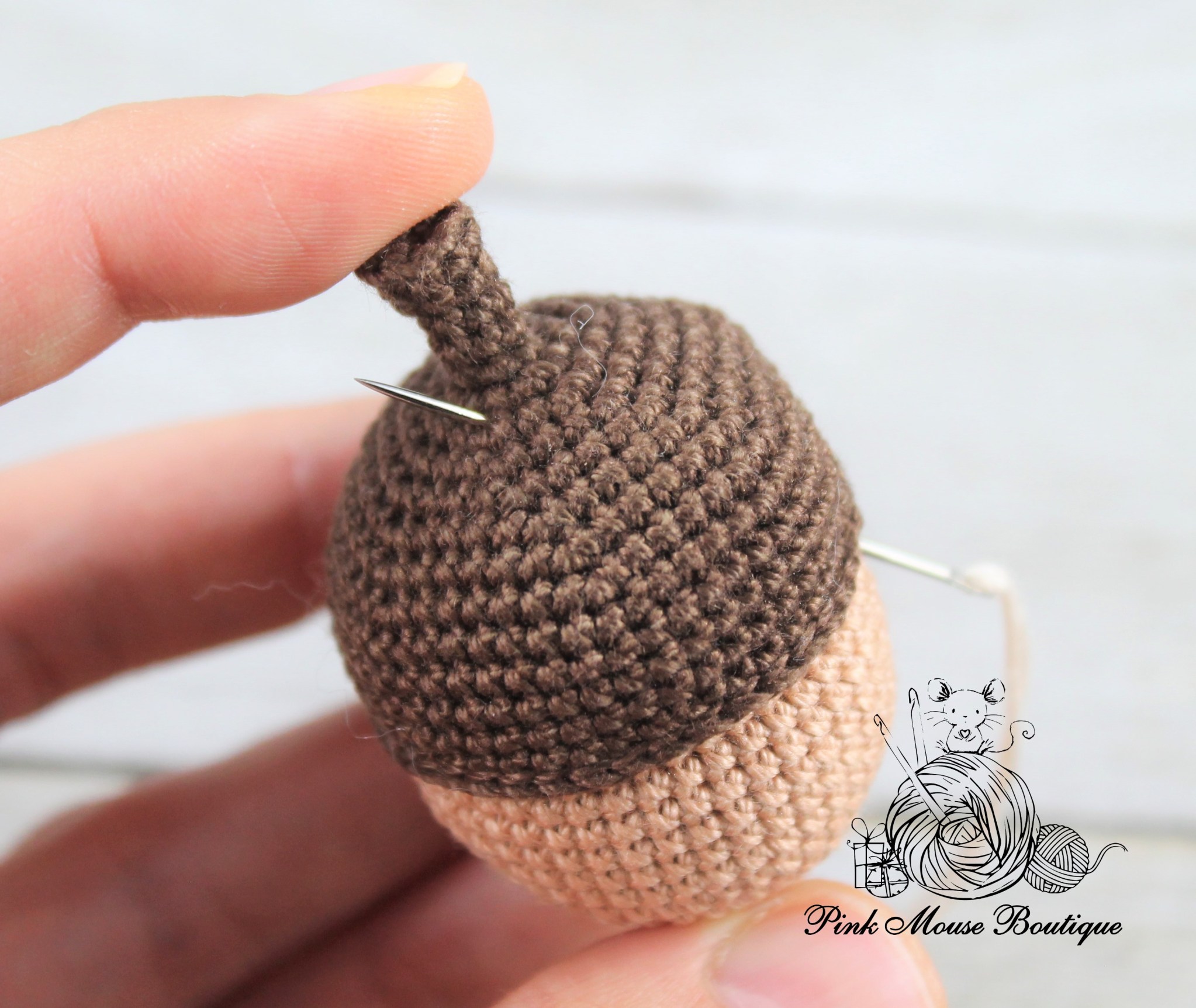 Sweet Little Acorn (Crochet Pattern)