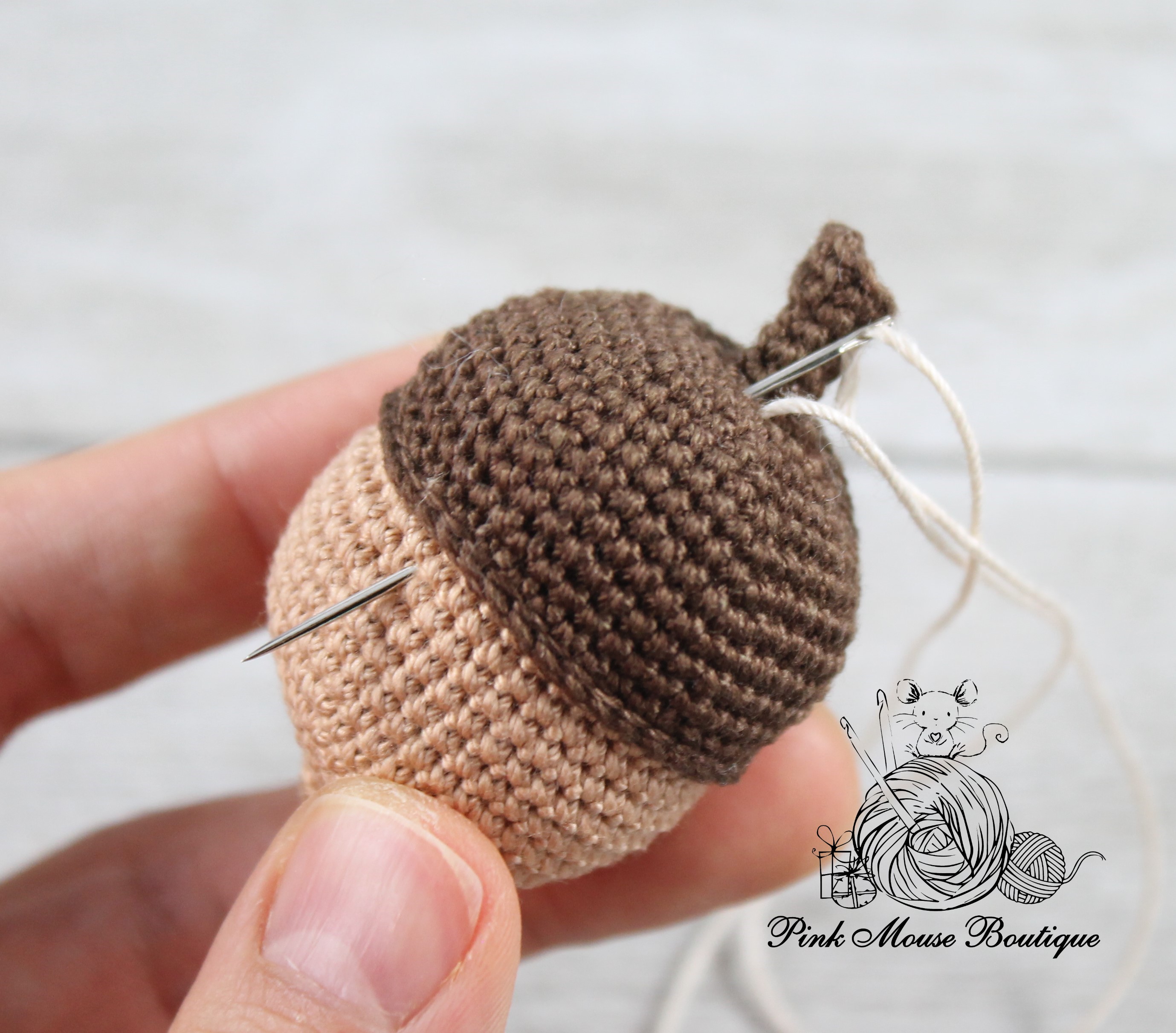 Sweet Little Acorn (Crochet Pattern)
