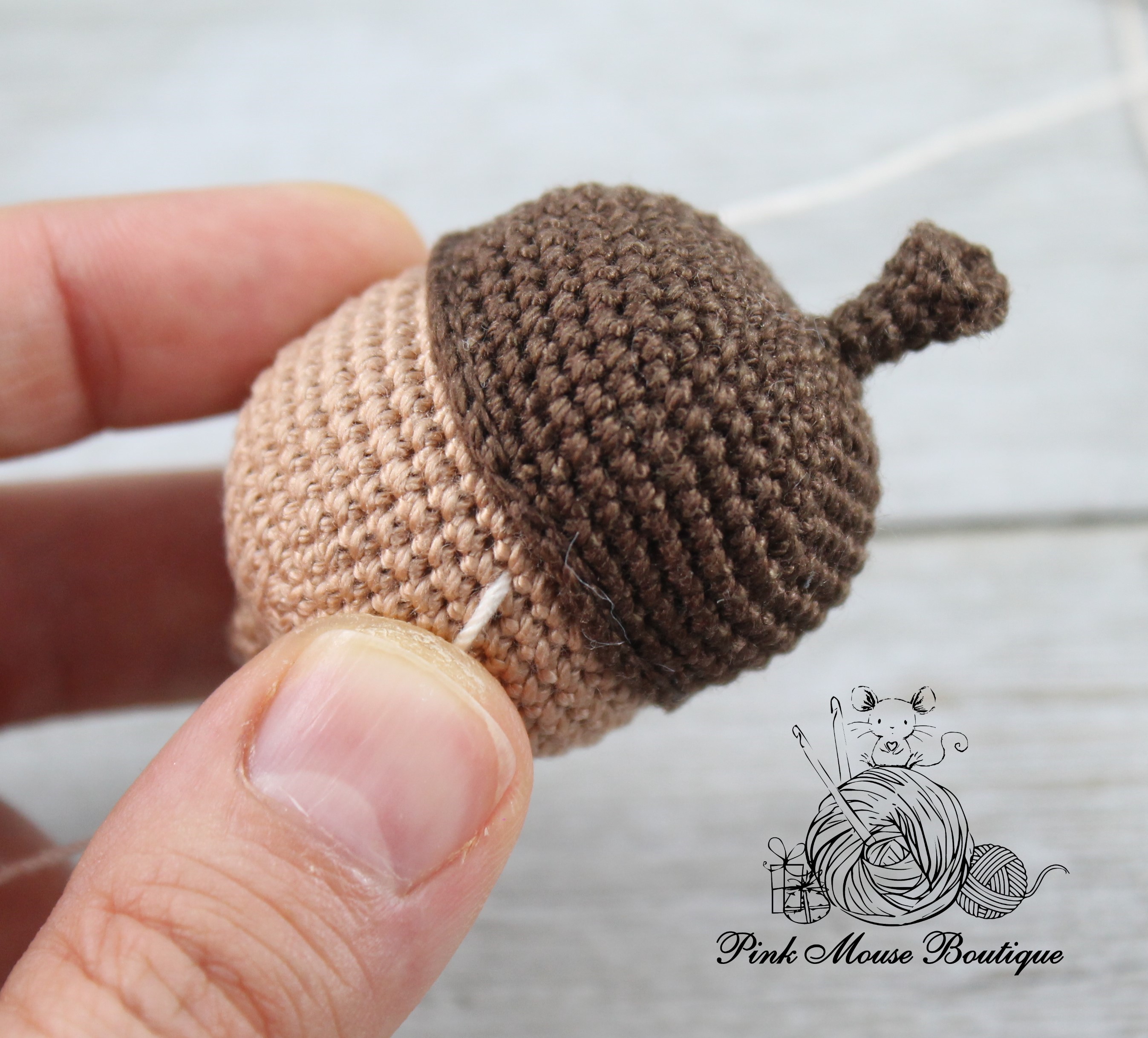 Sweet Little Acorn (Crochet Pattern)