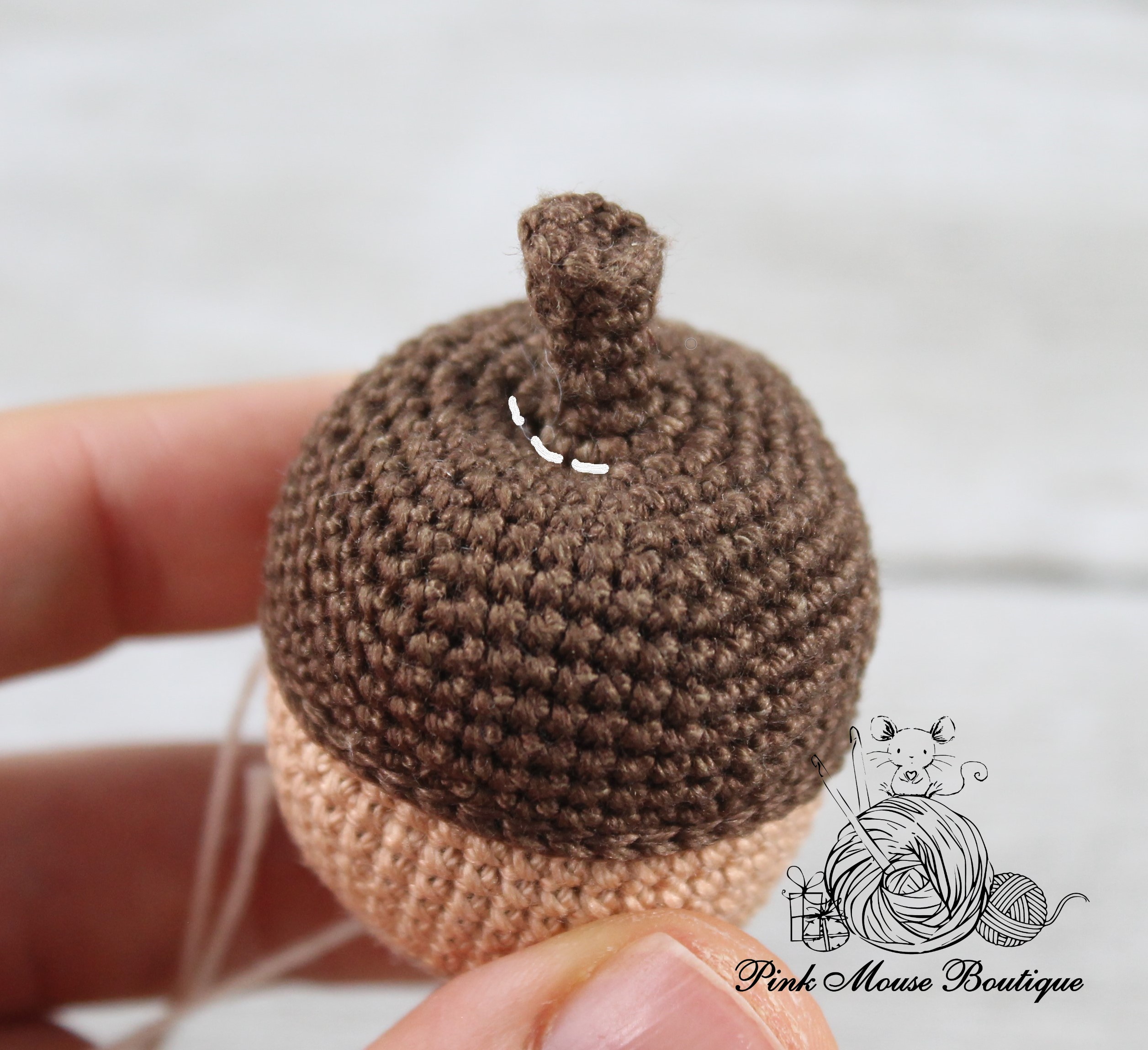 Sweet Little Acorn (Crochet Pattern)